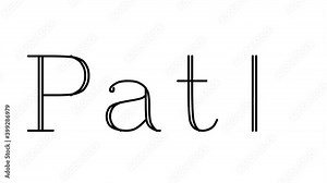 Path Animated Handwriting Text in Serif Fonts and Weights