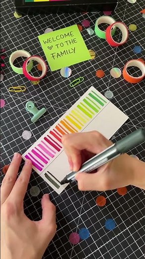 Colorful Line Pattern Art with STABILO Pen 68 MAX ✍️🌈✨