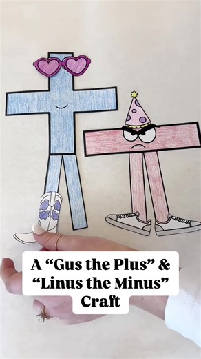 We will be meeting these key players this week, so I’m resharing a craft that makes me smile. 🙂 Learning to add is so much more fun when your plus sign is wearing cowboy boots. 🤷🏼‍♀️ Access this freebie via my TPT store; search “The Kind Teacher - Melissa Whitmore” on TPT! . . . . #kindergarten #kindergartenteacher #gustheplus #linustheminus