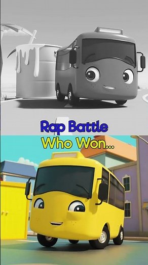 🎤🎨 Colors Rap Battle! Who Wins? 🚌🔥 #buster #kids #cartoon