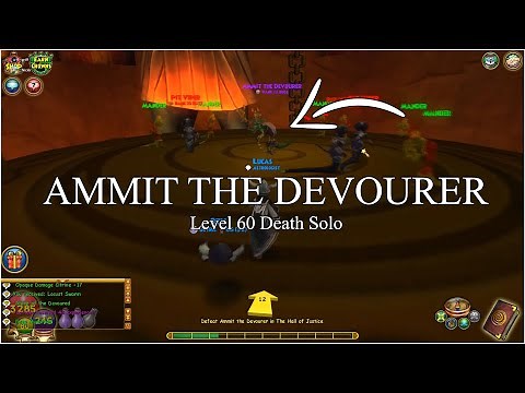 Wizard101 - AMMIT THE DEVOURER ZIGAZAG SOLO (level 60)