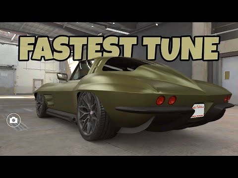 CSR2 Eddie's Rod & Custom Chevrolet Corvette C2 'XP-63' Fastest Tune & Shift Pattern