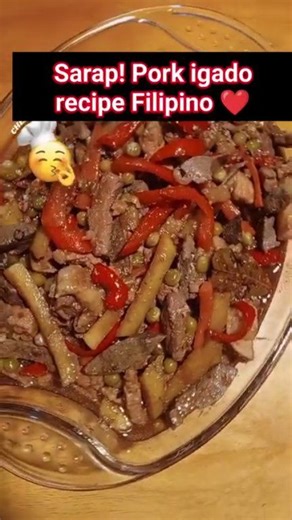 Sarap! Pork igado recipe Filipino ❤️ #recipe #food #filipinofood #holidayfood #menu | Marg Pulido Domingo
