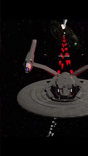 Request - Kelvin USS Vengeance VS Romulan Narada #startrek #starships #startrekbridgecommander