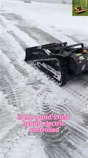 Wireless radio control rubber track tank lawnmower China manufacturer factory distributor#robotic