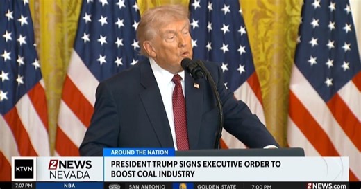 President signs executive order to boost coal industry