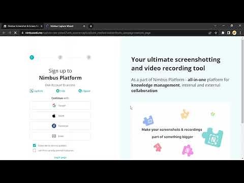 How to install and Nimbus Screen Capture Extension on Chrome Browser