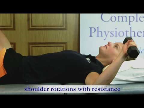 Shoulder medial and lateral rotation