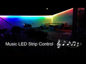 Music LED Strip Control DIY (Raspberry Pi and WS2812B)