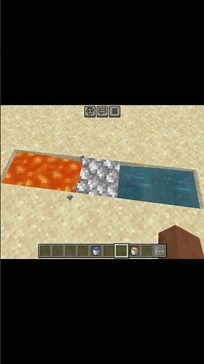 mindcraft🔥Lava and water thing Underneath To make Cobble stone Generator which costs water and lava