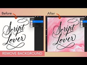 Remove a background using blending modes [Procreate]