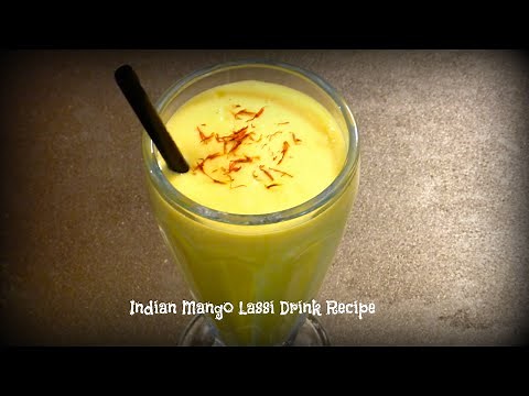 Indian Mango Lassi Drink Recipe | By Victoria Paikin