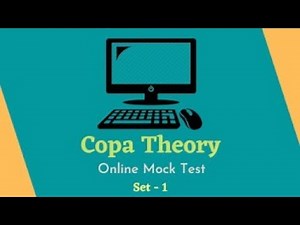 COPA Mock Test - Module 1 Introduction to computer & Computer System 🖥️कंप्यूटर कोपा कोर्स मॉक टेस्ट