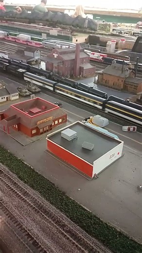 Ho Scale Allegheny Steam Locomotive At Speed!