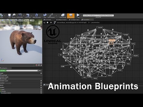 Animation BluePrints in Unreal Engine Tutorial (Making an AI character Part 2)