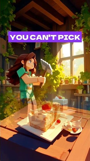 Minecraft Cake Mechanics No Take-Backs on Your Decision! #minecraft