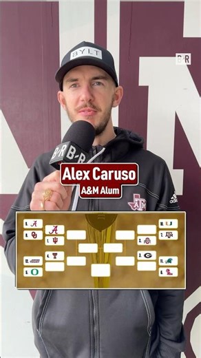Alex Caruso’s CFP bracket is already busted 😬😅