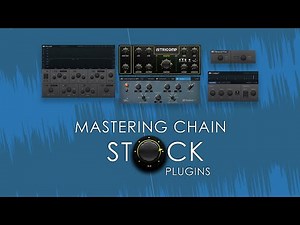 Mastering Chain with Stock Plugins // Free Studio One 5 Mastering Preset