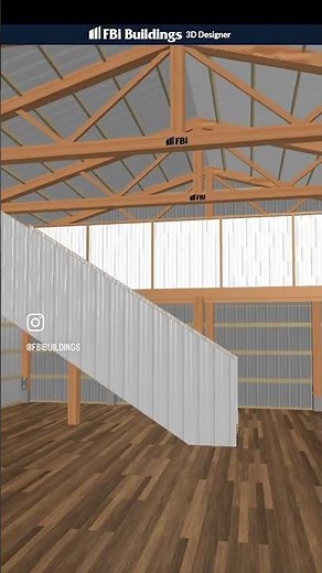 How to Design Your Own Pole Barn #polebarn #3ddesign #polebarnconstruction #shorts