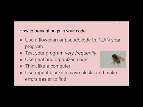 Debugging in Scratch 3.0