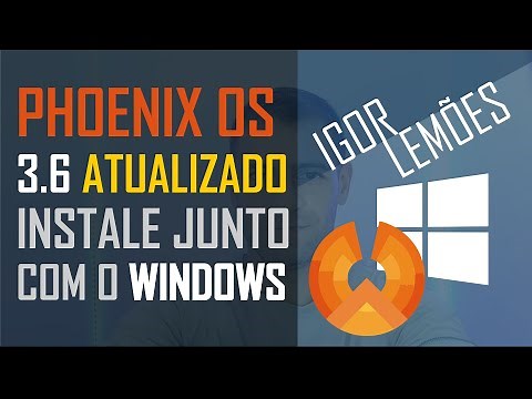 Como Instalar O Phoenix OS (Versão 3.6.1) Junto Com O Windows - Jogue Free Fire No Computador