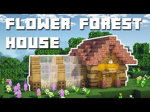 Minecraft - Flower Forest House Tutorial (How to Build)