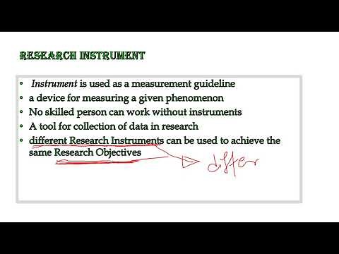 14.1 Research Instruments or tools