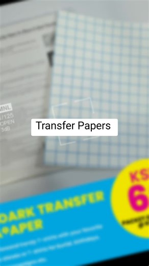 Transfer Papers for Custom Fabric Designs