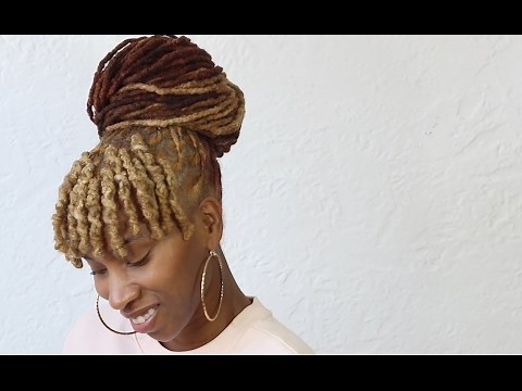 HOW TO: FAUX BANGS WITHOUT CUTTING YOUR LOCS