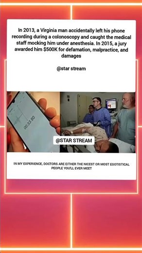 Man Accidentally Records Colonoscopy — What Doctors Said Shocked the Jury #shorts