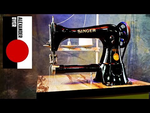 I Clean Up and Tune Up The Singer 17-23 Double Roller Foot Lock Stitch Cylinder Arm for Leather