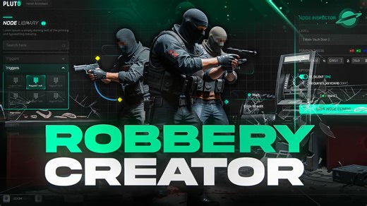 Robbery Creator Script | Create Any Heist In-Game (ESX/QBCore/QBOX) - Pluto Dev