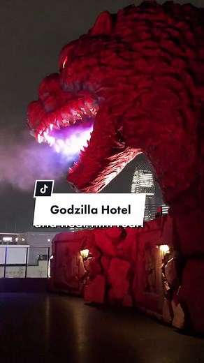 Explore the Godzilla Hotel in Tokyo