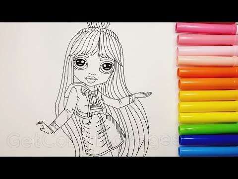 Rainbow High Coloring Book Pages Rainbow High #rainbowhigh JETT DAWSON