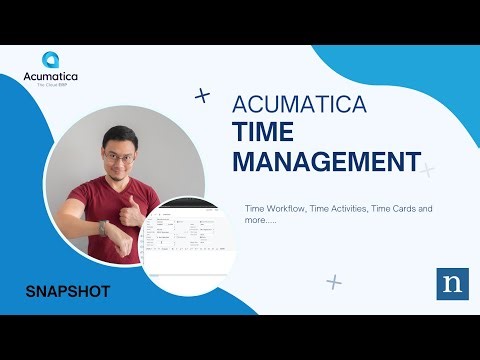 Time Management in Acumatica