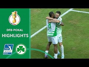 Cloverleaf goes next round | TSV Schott Mainz vs. SpVgg Greuther Fürth 0-2 | Highlights | DFB-Pokal