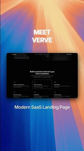 Modern SaaS Landing Page #nextjs #tailwindcss #saas