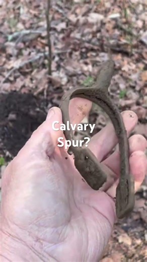 Civil War Matching Spurs? #calvary #metaldetecting #funny #shorts #viral #history #treasure