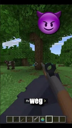 WEAPON MOD for MINECRAFT BEDROCK! 🔫😎 #minecraft