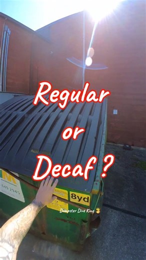 161K views · 425 reactions | Dumpster diving for ☕️!! Would you take it ? #dumpsterdiveking #dumpsterdiving #coffee #morning #free | Dumpster Dive King | Facebook