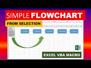 Create a Simple Flowchart from Selection in Excel with VBA Macros
