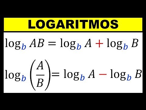 LOGARITMOS | suma y resta de logaritmos con igual base | log de un producto | log de una división