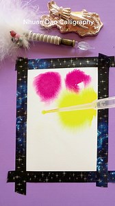 DIY Lettering Art for Beginners (Artline Brush Pen Ecoline Inks) #nhuandaocalligraphy | Nhuan Dao Calligraphy