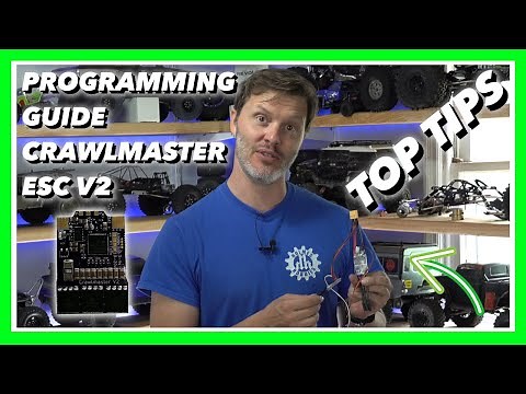 How to program your new Crawlmaster ESC V2 *Step by Step* best guide for best results Holmes Hobbies