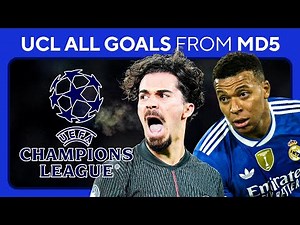 ALL GOALS in MD5 of the UEFA Champions League: November 26, 2025 | Mbappé SHINES & Vitinha HAT TRICK