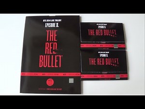 Unboxing BTS (Bangtan Boys) 방탄소년단 THE RED BULLET Official Concert Goods: Program Book+Photocard Set