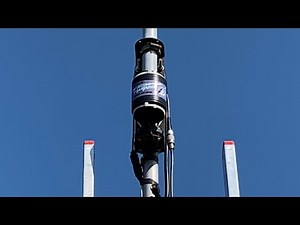 HAWKINS RADIO ThunderBolt SSD58+ installed in a DX-wire-tube and testing with a MINI1300 analyzer