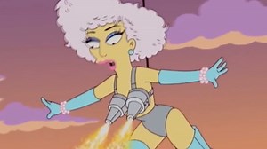 The Simpsons Predicted Lady Gaga's Super Bowl Performance