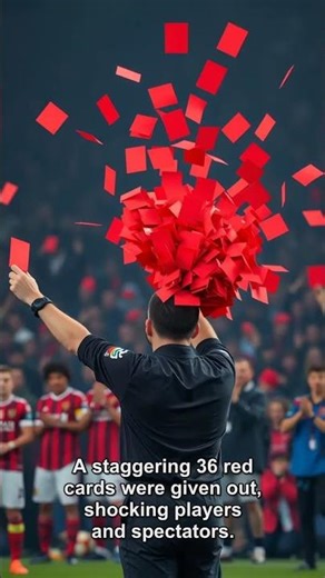 Wildest Game: Most Red Cards in One Match