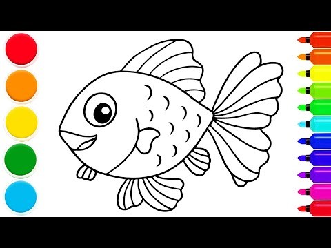 How to Draw a Cute Fish | Easy Step by Step Tutorial